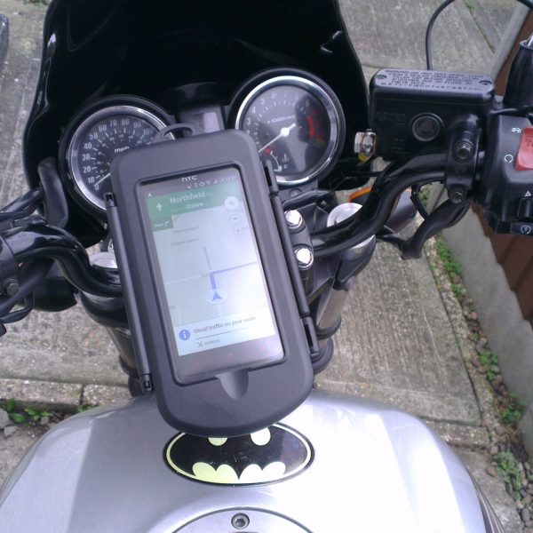 Howto: Plan & Follow a Google Maps Route on Motorcycle with your Phone ...