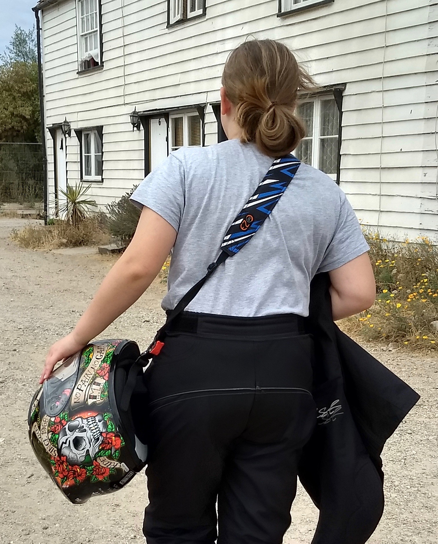 EZ-Go Helmet Carry Strap Review - Beginner Biker Adventures