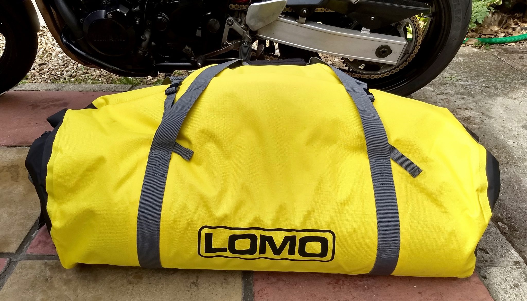 Lomo 60 Litre Dry Bag Holdall Long Term Review - Beginner Biker Adventures