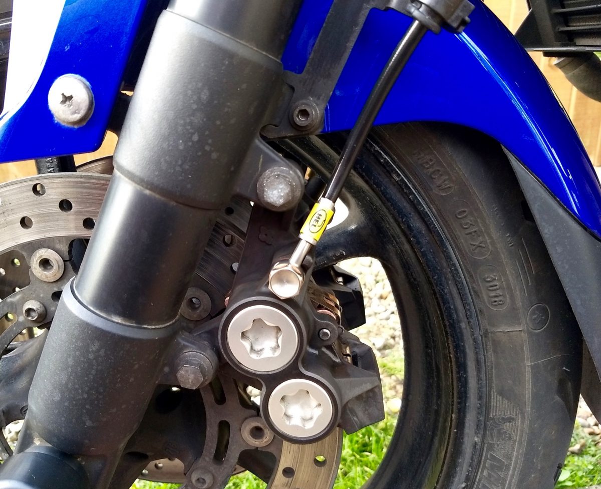FZ6 Brake Maintenance and Braided Hose - Beginner Biker Adventures