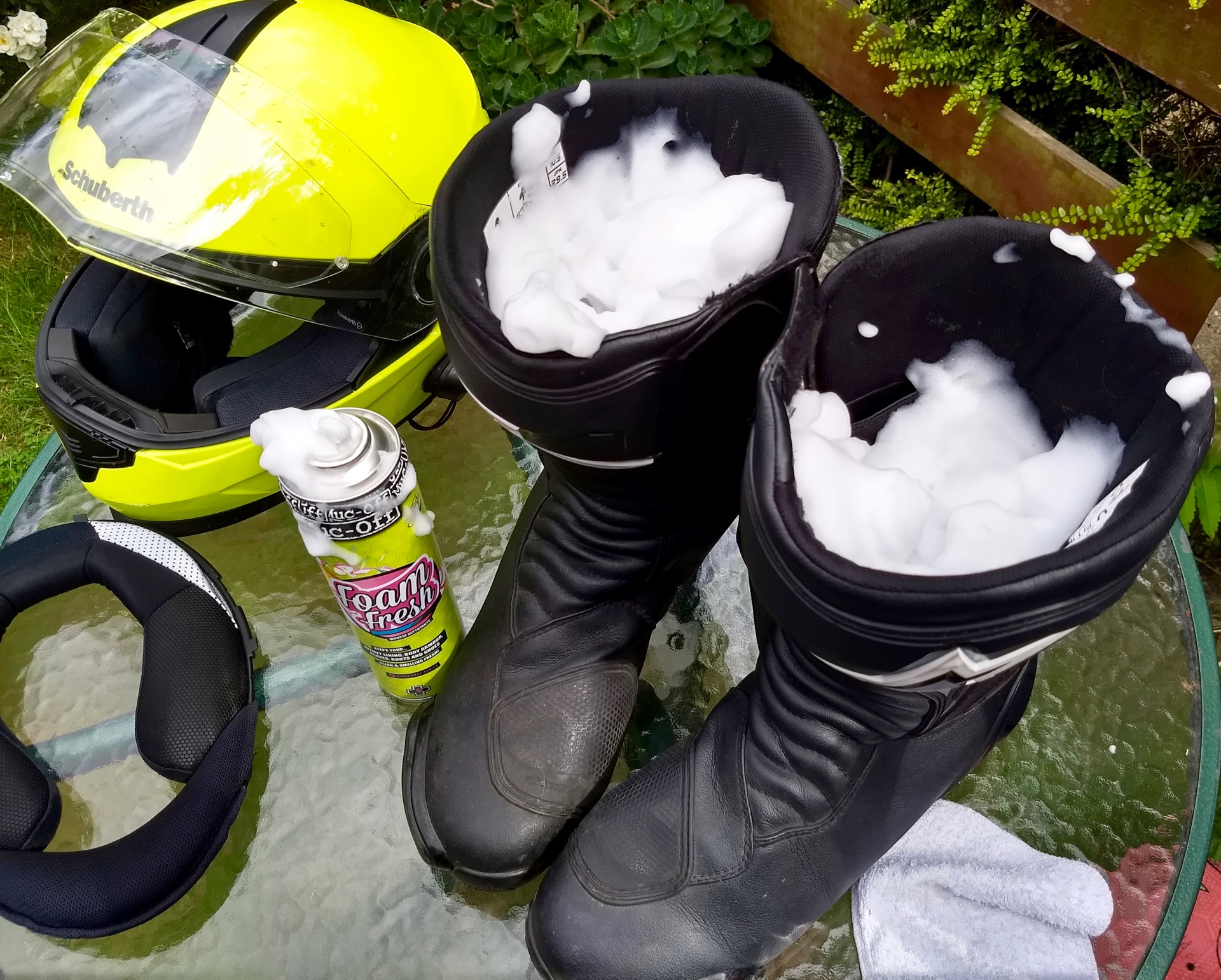 Clean your Lid with the Muc-Off Helmet Care Kit Review - Beginner Biker ...