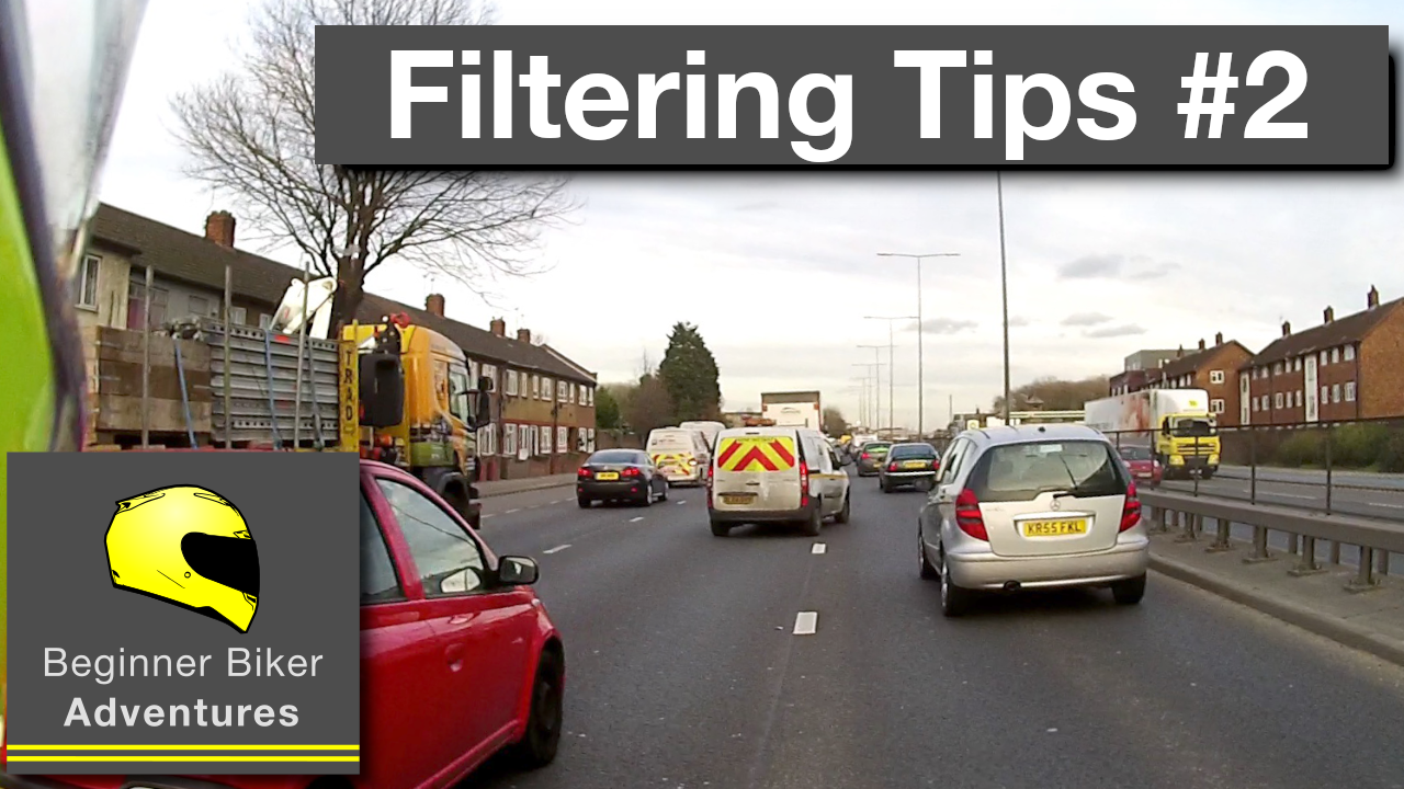 Filtering Tips Video - Part 2 Gaps & Junctions - Beginner Biker Adventures